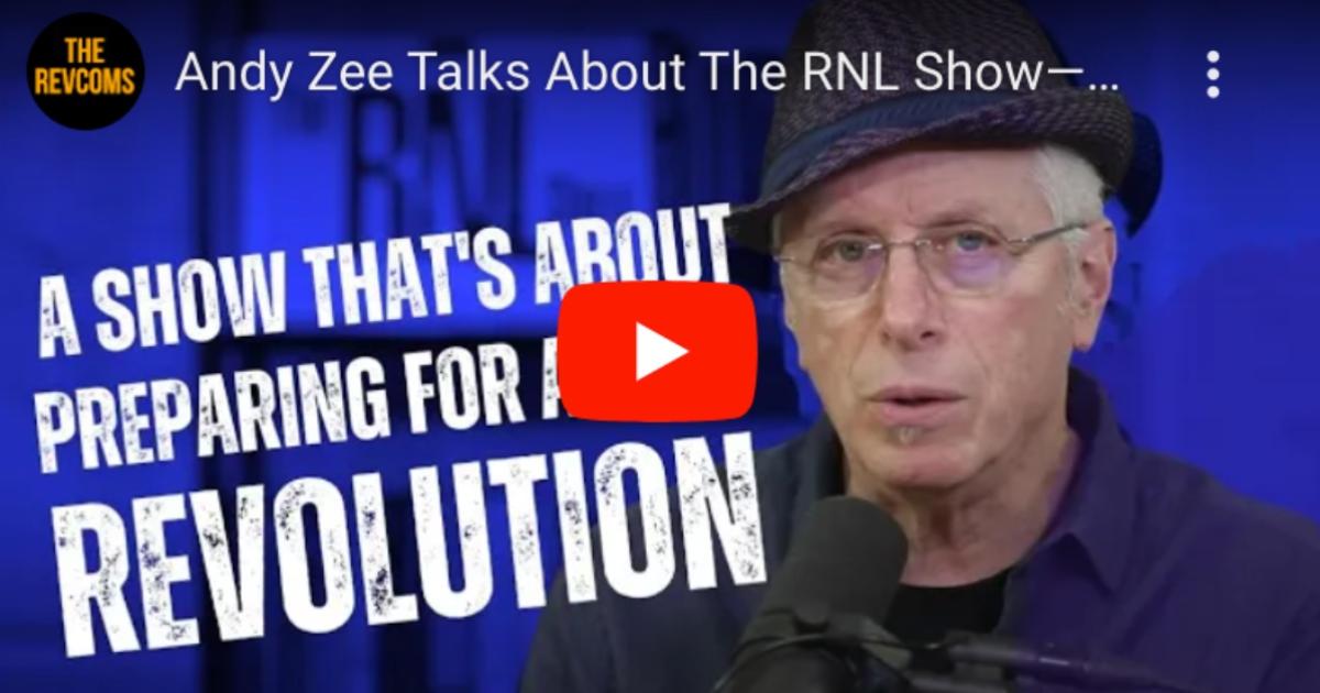 Andy Zee Talks About The RNL Show—A YouTube Show That's About Preparing ...