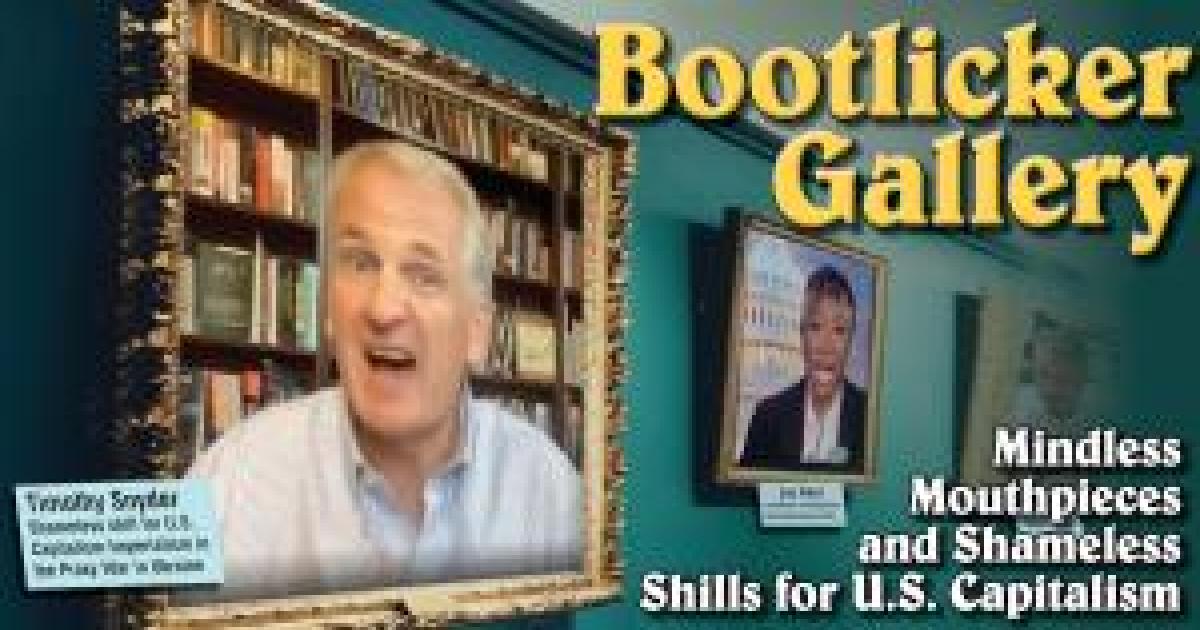 Timothy Snyder: Shamelessly Shilling for U.S. Capitalism-Imperialism in ...