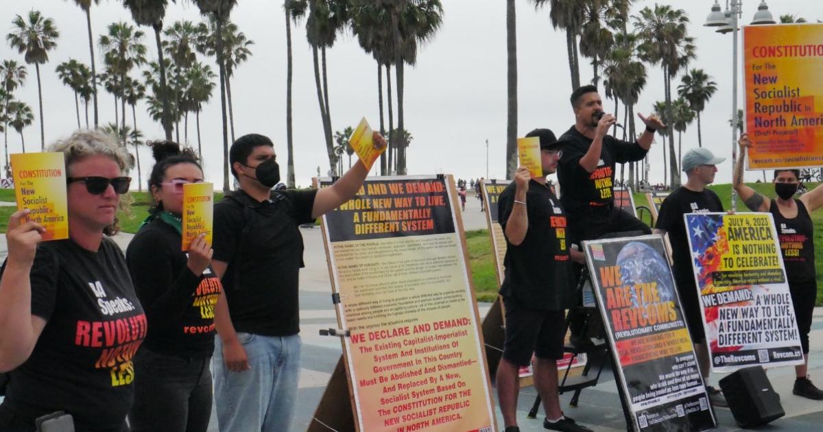 July 4: The Revcoms deliver the message: “We Need and We Demand: A ...