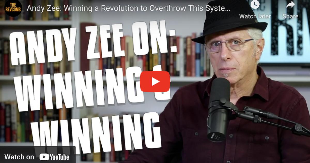 Andy Zee: Ganar una revolución para derrotar este sistema… Ganar para ...