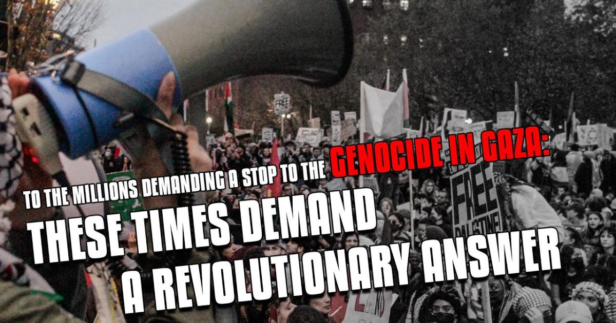 To The Millions Demanding A Stop to the Genocide in Gaza: These Times ...