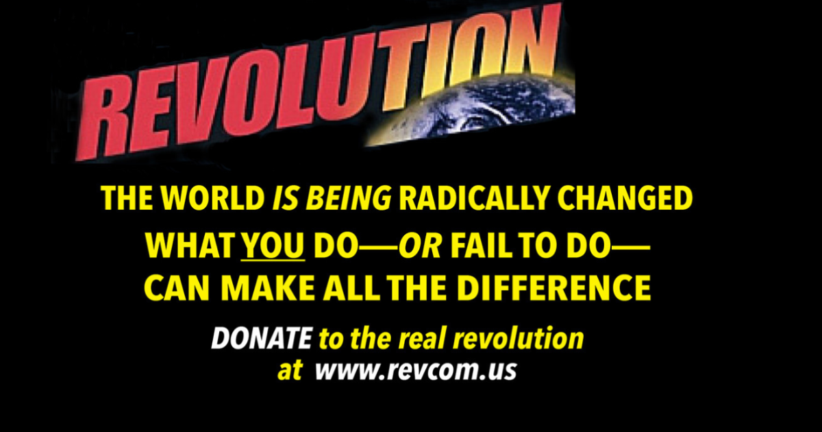 A Challenge to Match a New $1,000 Pledge | revcom.us