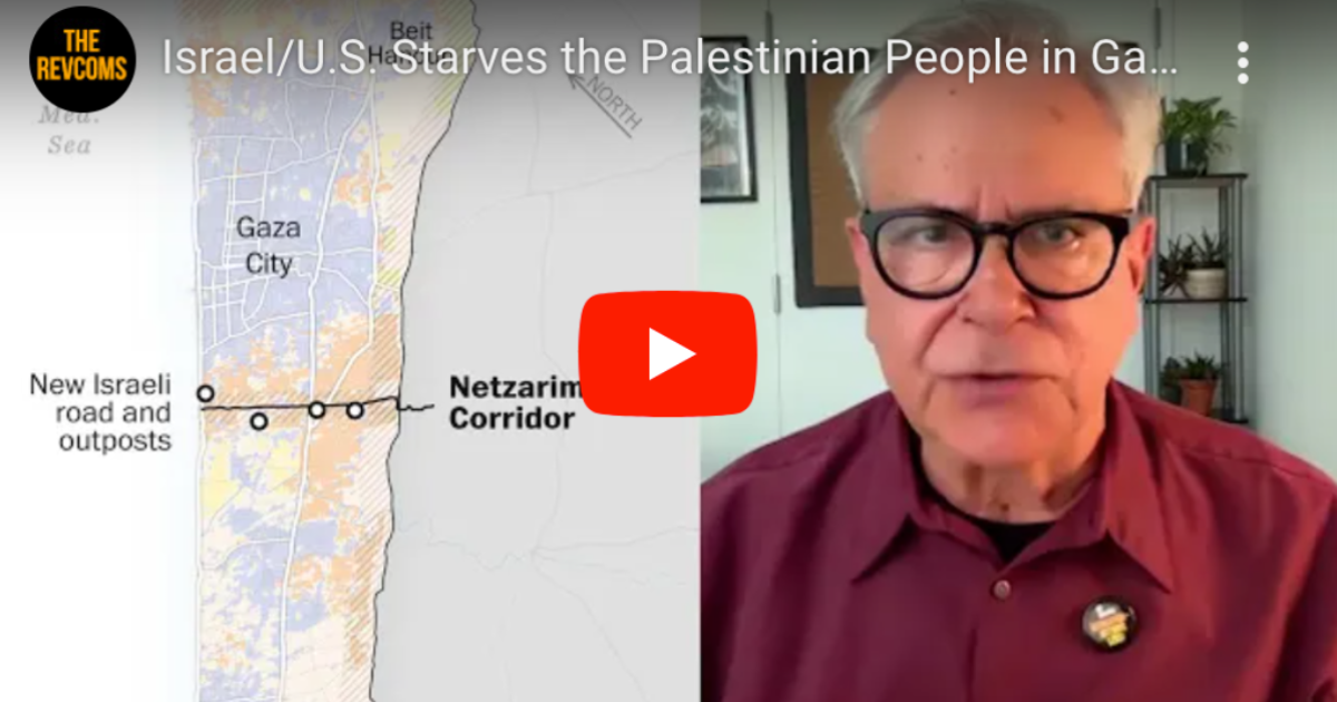 Interview with Alan Goodman: Gaza Cut in Two & Starved to Death by ...