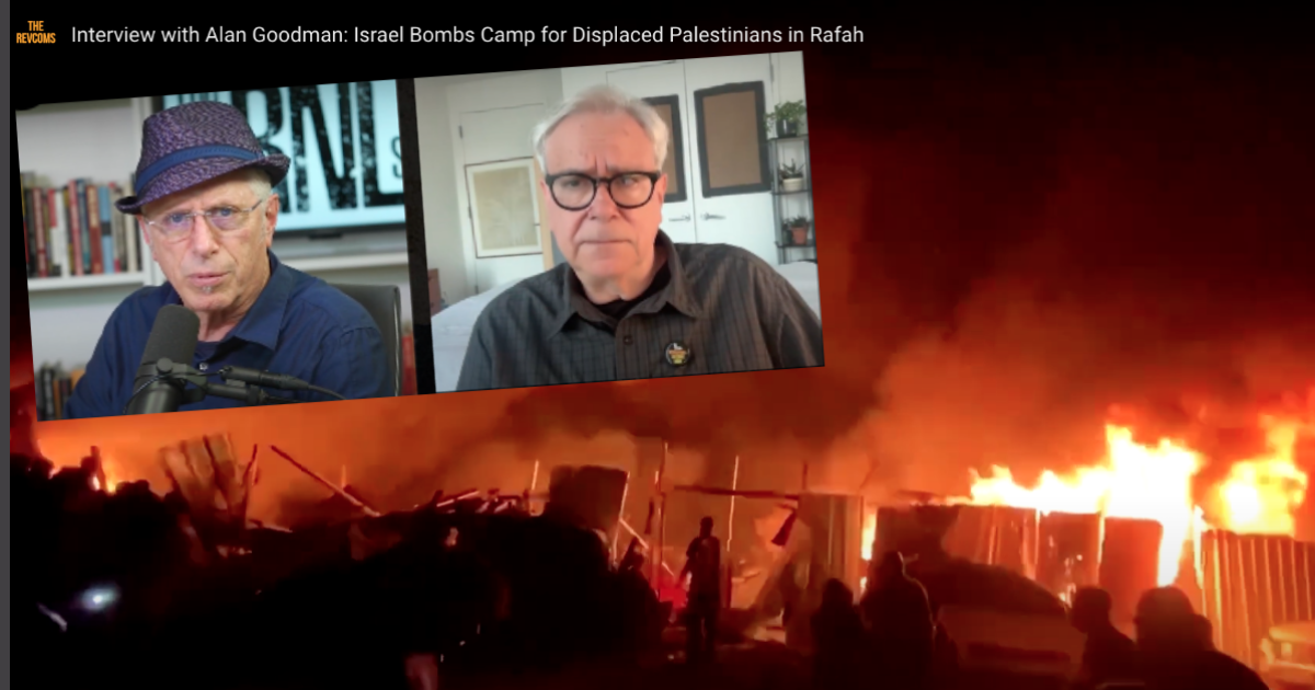 Entrevista de Andy Zee a Alan Goodman: Infierno de llamas en Rafah ...