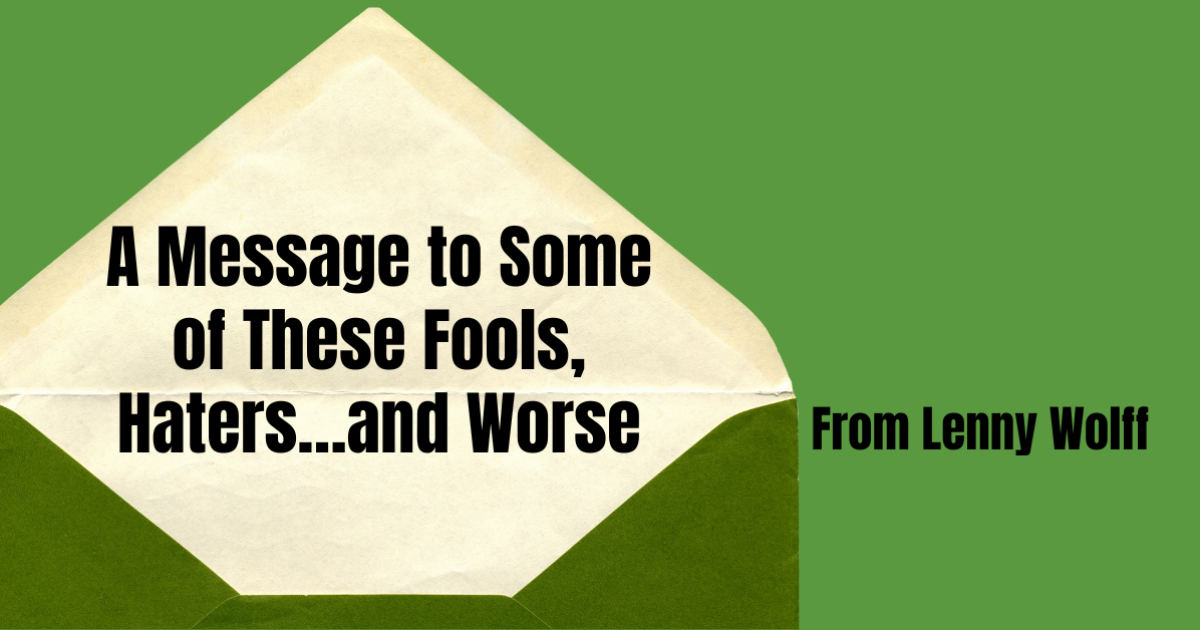 A Message to Some of These Fools, Haters… and Worse | revcom.us