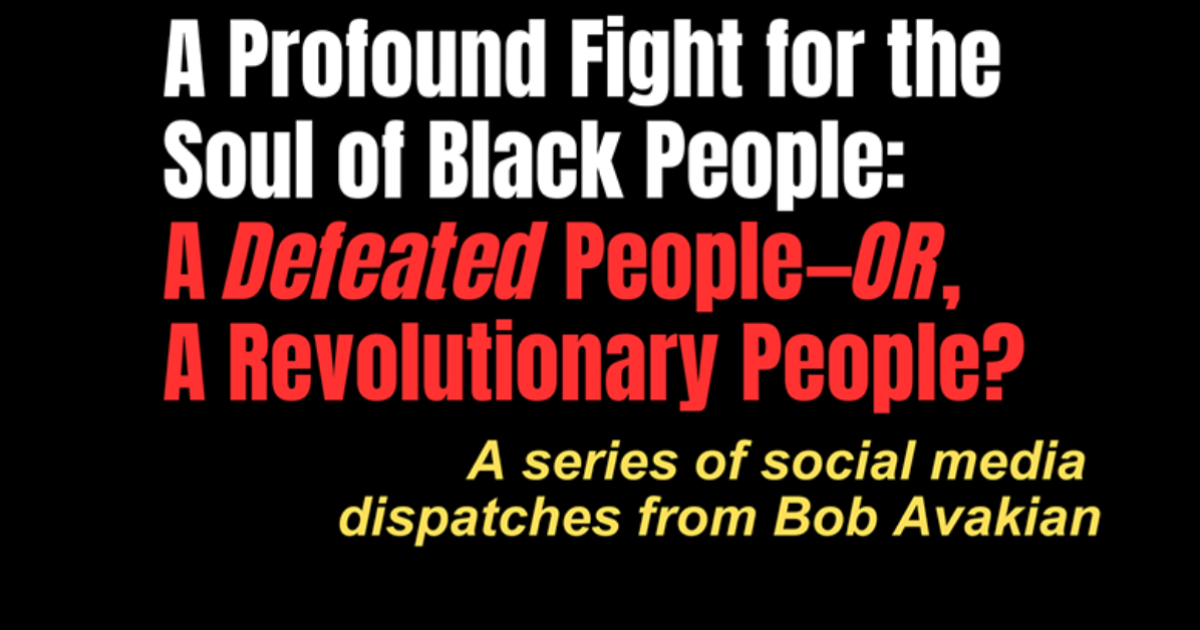 A Profound Fight for the Soul of Black People: A Defeated People—Or, A ...