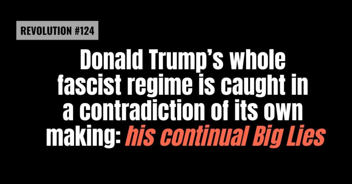 BOB AVAKIAN REVOLUTION #124: Donald Trump’s whole fascist regime is ...