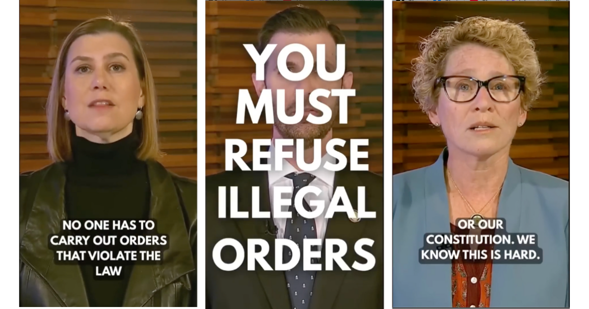 Six Democratic Members of Congress Urge U.S. Troops to Uphold the ...